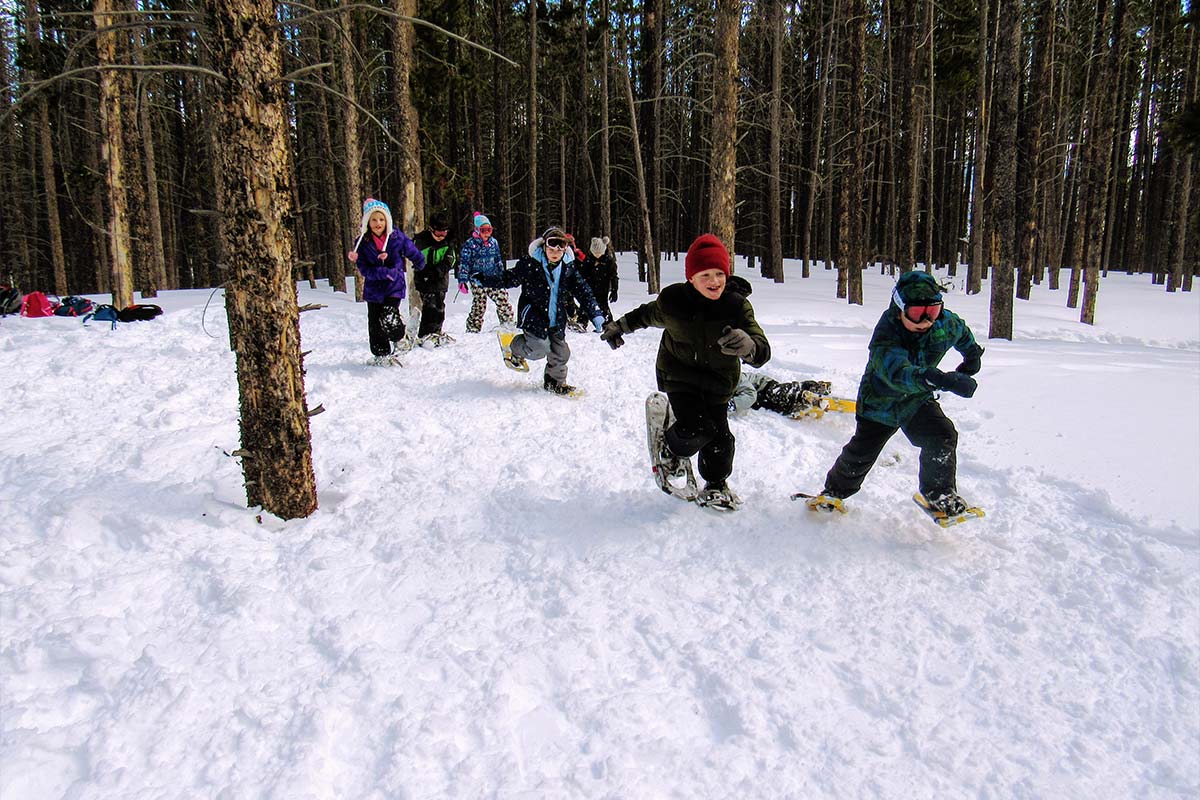 Snowshoeing Keystone Science School Snowshoeing